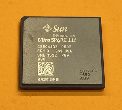 Sun 527-1077 650MHz UltraSPARC IIi CPU Module W/370-5202 CPU Heatsink ...