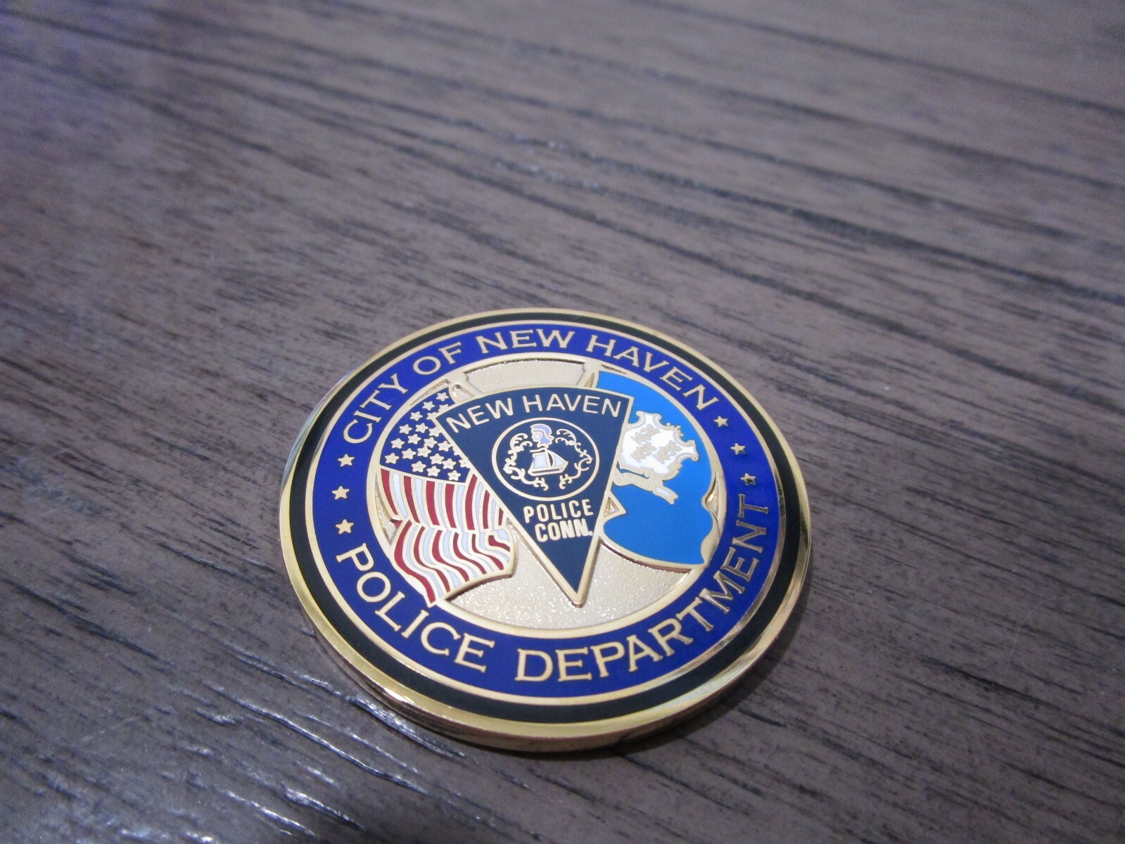 New Haven Police Department CONN Investigative Services Challenge Coin ...