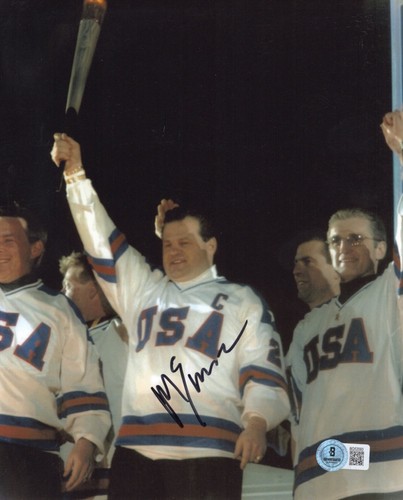 Mike Eruzione Autographed Signed USA Olympics HOCKEY 8x10 Photo 1980 ...