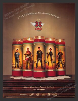 X Games Eleven ESPN T.V. Show Athletes 2000s Print Advertisement Ad ...