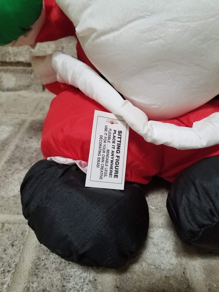 RARE Telco Motionette Animated Santa Plush Stuffed Moves Vtg Christmas ...