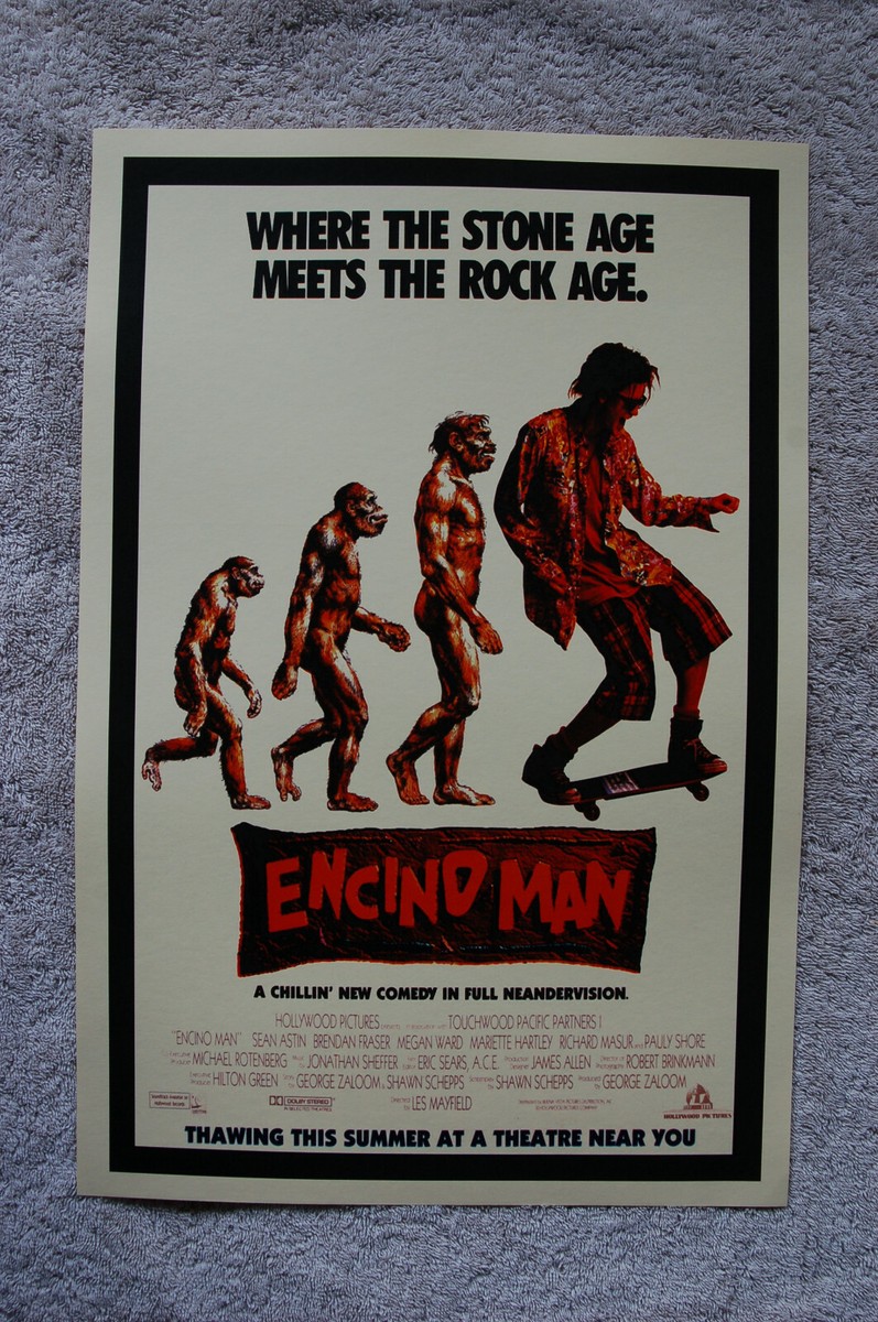 Encino Man Poster Encino Man (1992) Blu Ray Starring: Sean Astin,