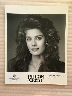 Kristian Alfonso 1990 Falcon Crest, original vintage press headshot ...