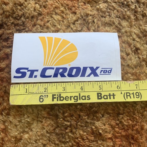 St Croix decal sticker vintage boat tournament sponsor fishing rod reel ...