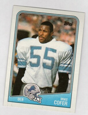 1988 Topps Football #381 Mike Cofer Detroit Lions | eBay