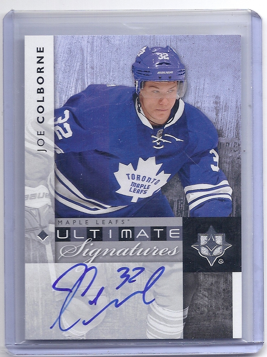 11-12 2011-12 ULTIMATE JOE COLBORNE ULTIMATE SIGNATURES AUTOGRAPH US-JC ...