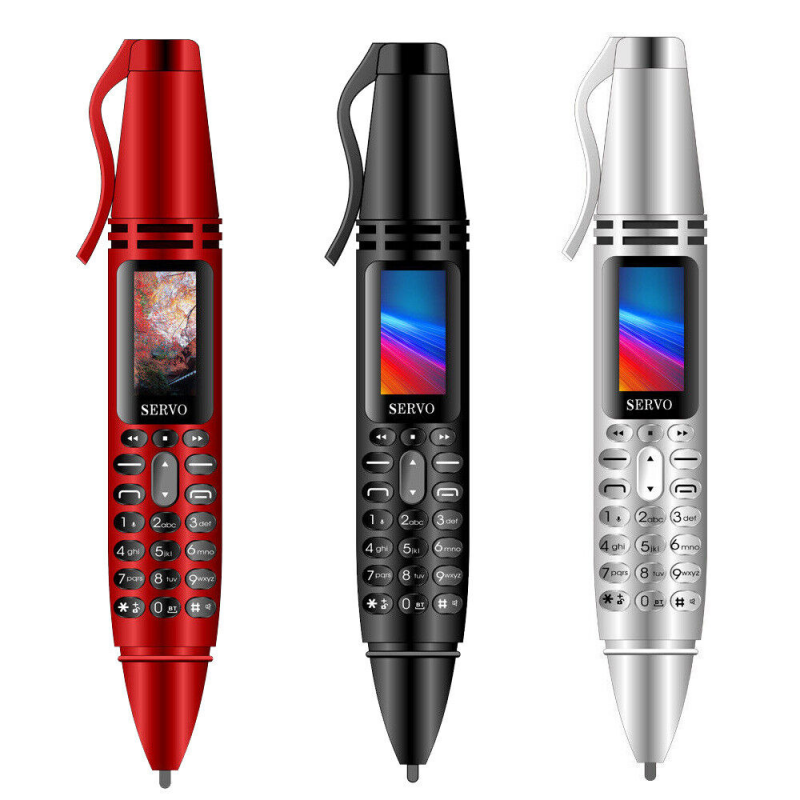 2G GSM Mini Smart Mobile Phone Pen Bluetooth Dialer 0.96" Screen Mobile ...