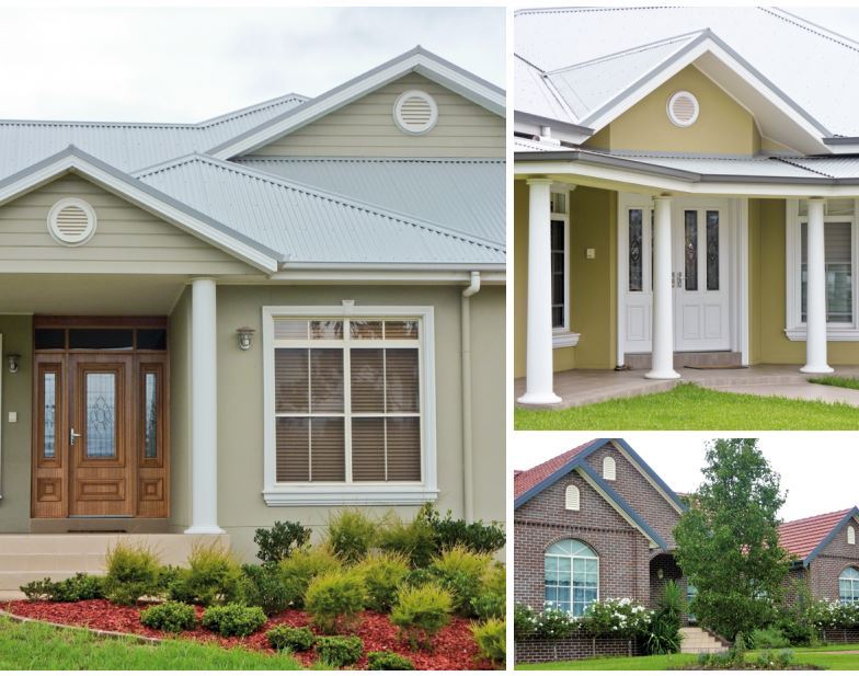 Decorative Gable Vents Rectangular | Shelly Lighting