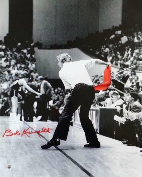 Bobby Knight Throwing Chair