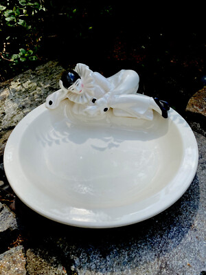 VINTAGE PIERROT TASTE SETTER SIGMA Harlequin CERAMIC BOWL/DISH 9” | eBay