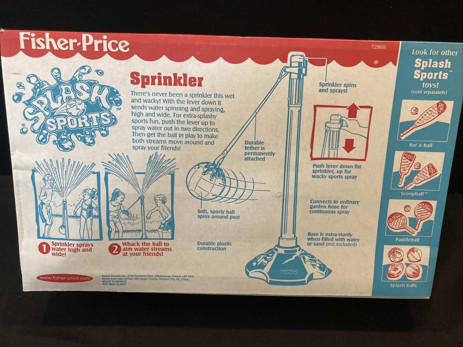 Gotcha Gopher 1994 Fisher #2830 Sprinkler Squirting Outdoor Water Fun ...