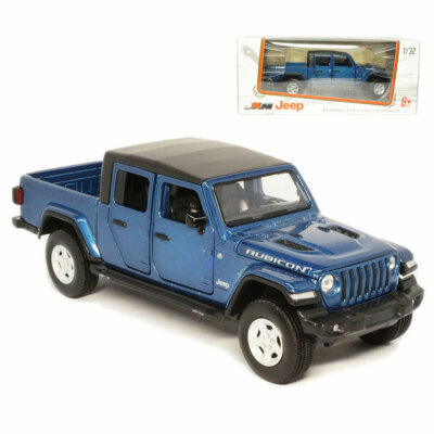 Jeep Wrangler Gladiator Pickup 1:32 Model Car Diecast Toy Vehicle Kids ...