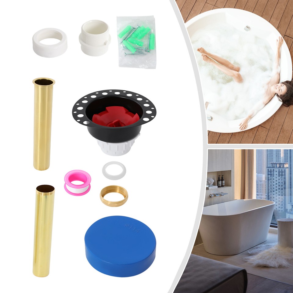 Bathtub Drain Kit Compatible with Freestanding Bathtub, Tub Drain Rough ...