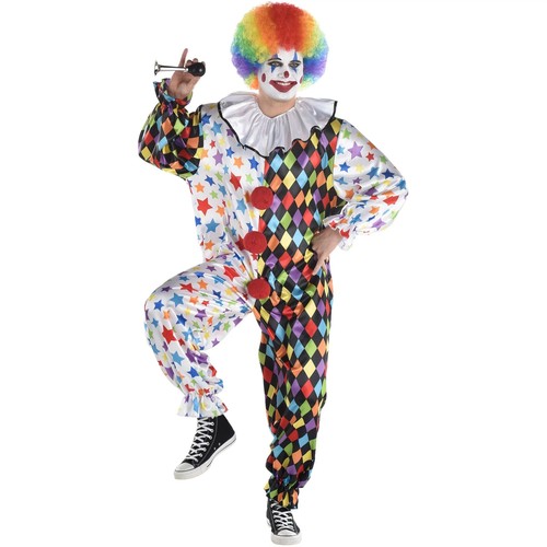 Clown Circus Friendly Carnival Suit Yourself Fancy Dress Halloween ...