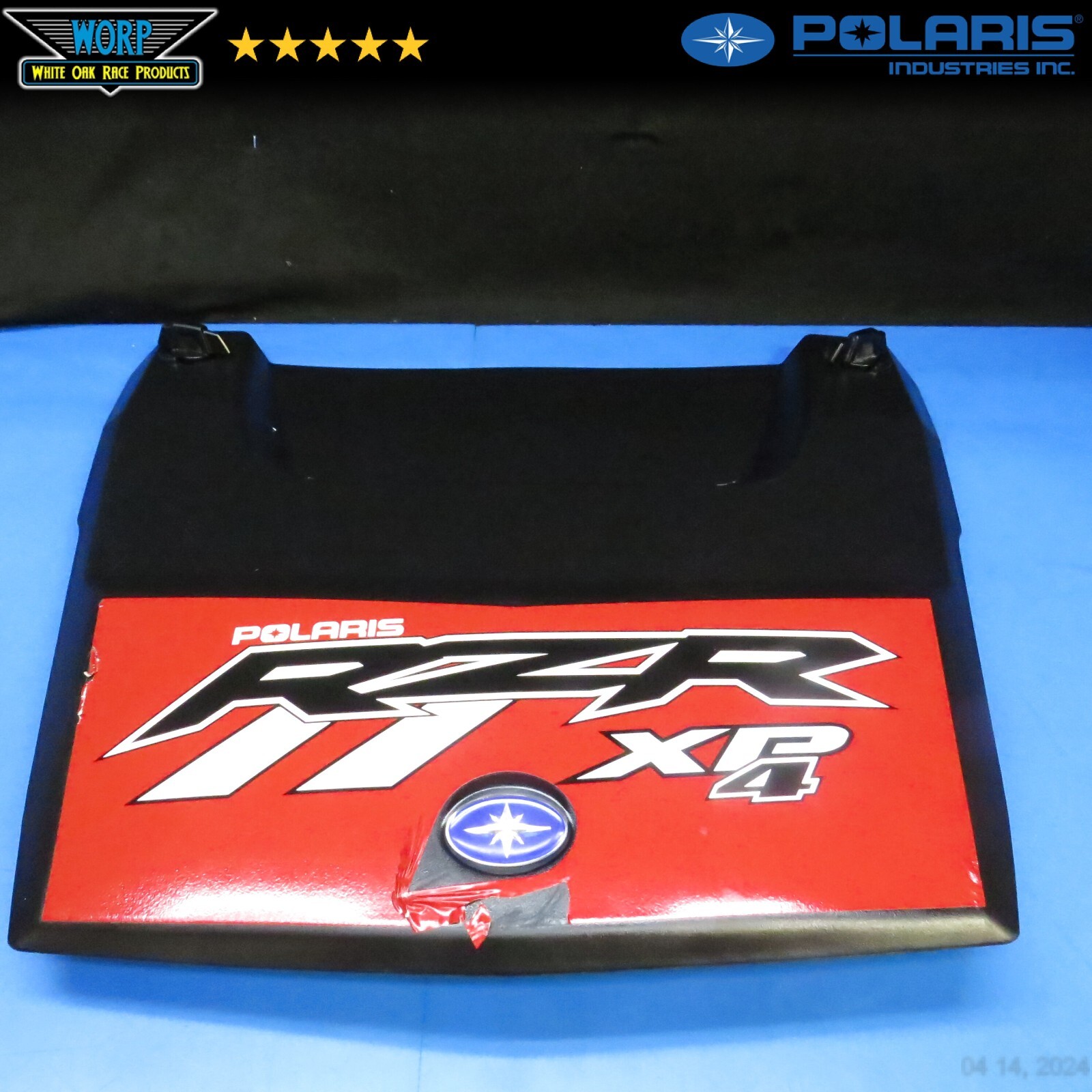 NEW Polaris RZR 1000 XP 900 RED Hood Front Storage Box Plastic Cover ...
