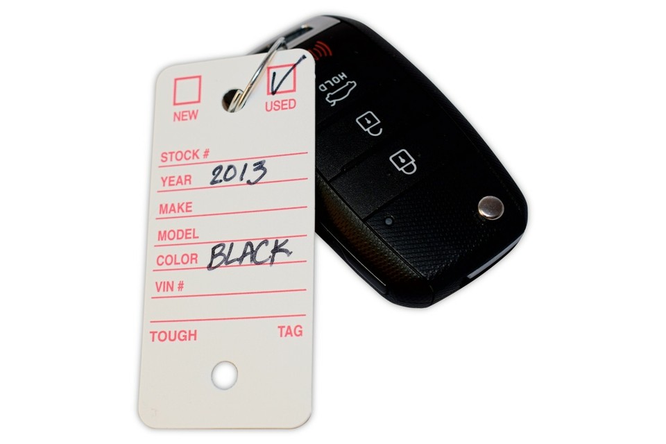 Car Dealer Key Tags, Tough Poly Rigidene Style, 500 Survivor WHITE key ...