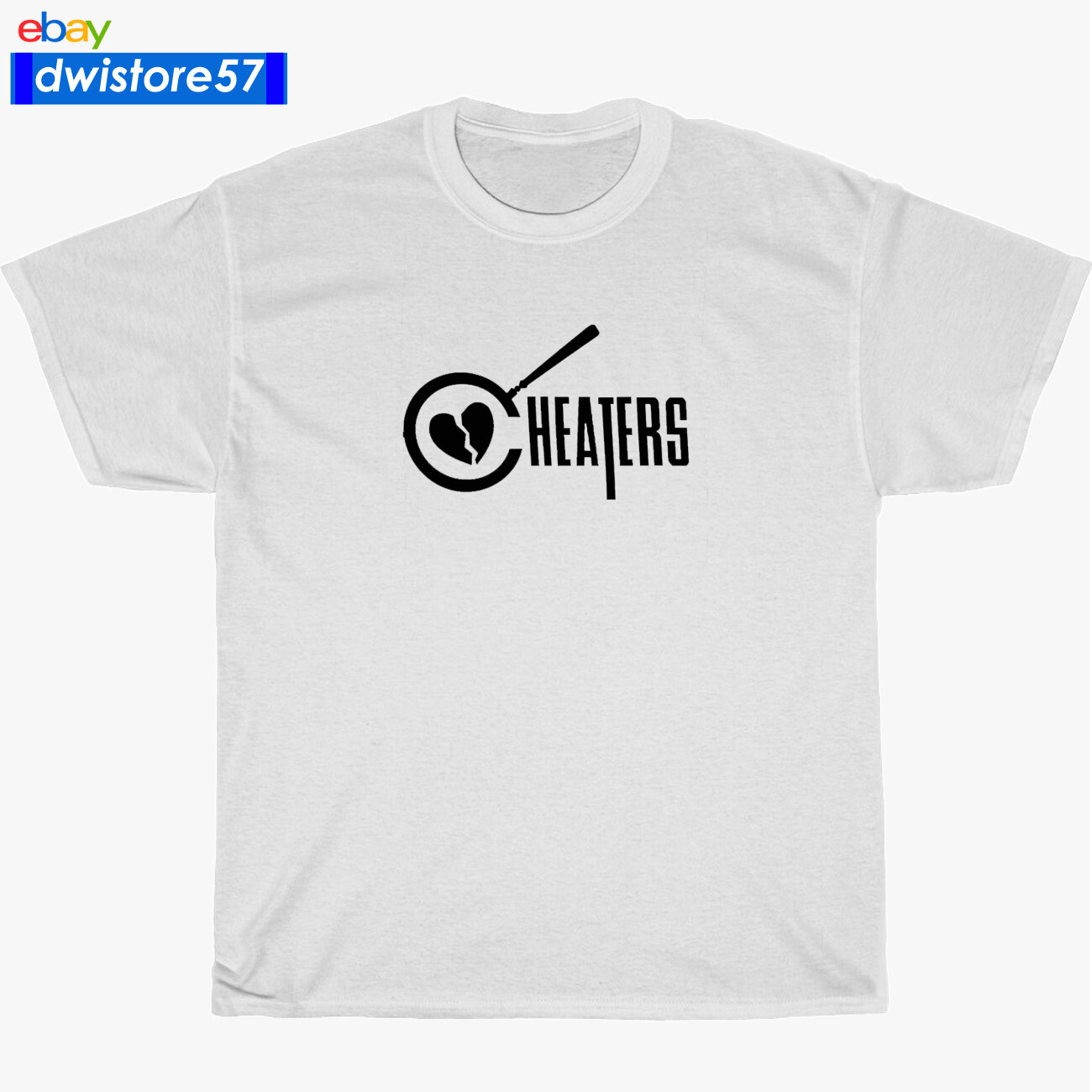New Shirt Cheaters Joey Greco Logo Black/Navy/White/Grey Men's T-Shirt ...