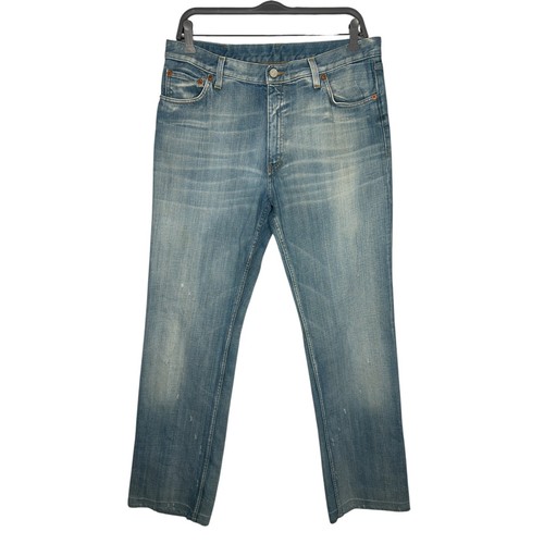 GUCCI Denim Jeans Men Italian Size 48/US 36 Vintage Light Blue Wash ...