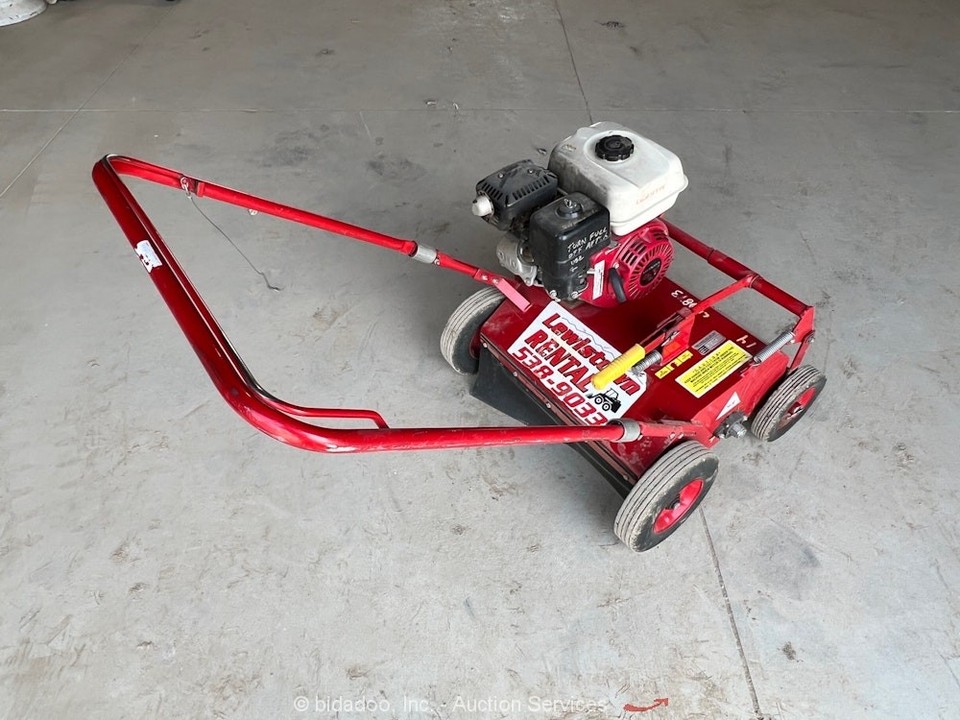 2012 Yard Marvel SMR HON 5.5 PF Walk Behind Motor Rake Power Lawn Care ...