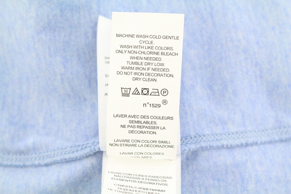 Ralph Lauren Sweatshirt Pour Hommes 2XL Bleu Mélange Demi-Zip Logo Pull ...