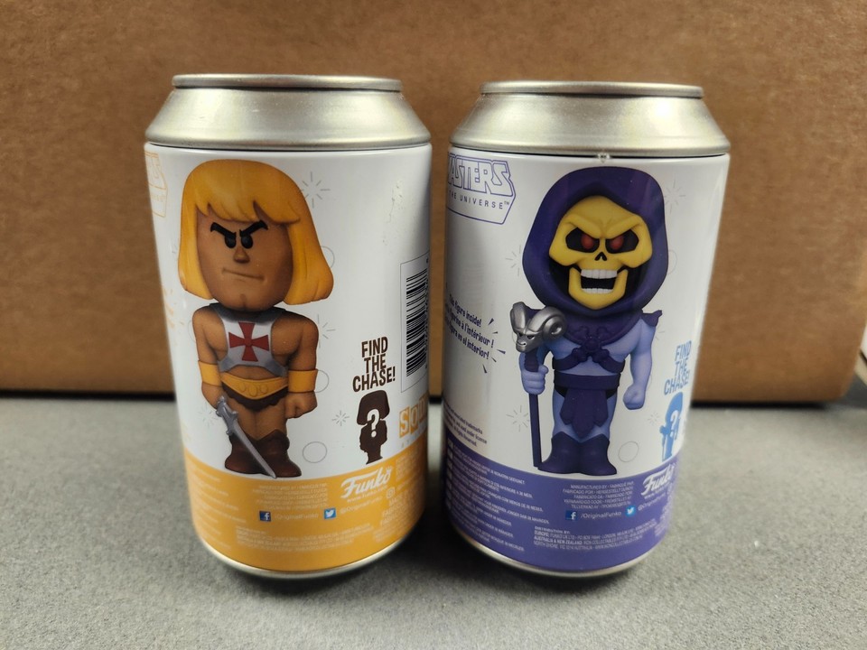 2 Funko Soda Can He Man & Skeletor Figure Bundle Masters Of The ...