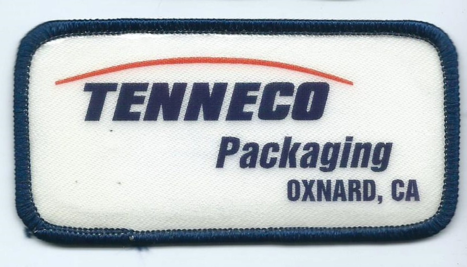 Tenneco Packaging Oxnard CA employee patch 2 X 4 #184 | eBay