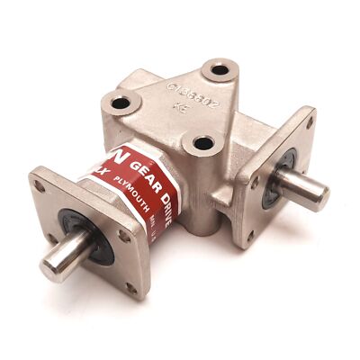 Zero Max C138802 Right Angle Gearbox, Ratio: 1:1, Shaft Diameter: 3/8 ...