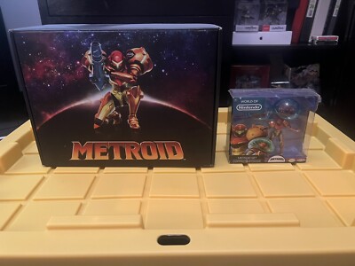 Metroid Samus Returns Culturefly Gift Box & Metroid Set Figures | eBay