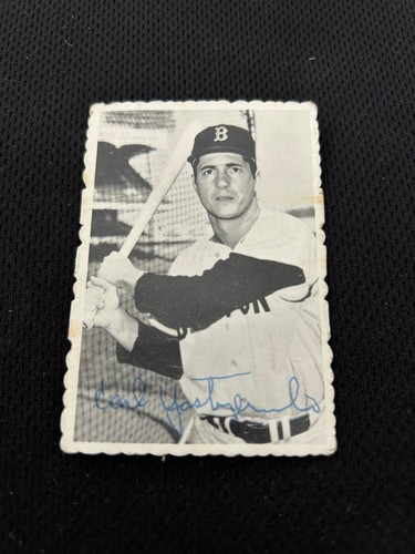 1969 CARL YASTRZEMSKI TOPPS DECKLE EDGE BOSTON RED SOX #4 BASEBALL CARD ...