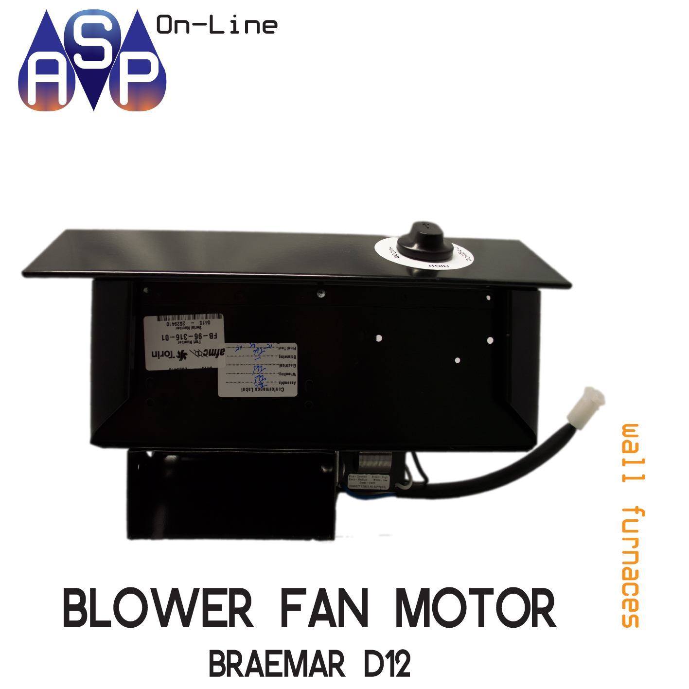 BLOWER FAN BRAEMAR D12 WALL FURNACE - 3 SPEED | eBay Australia
