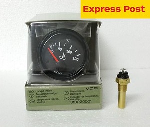 VDO 24v 52mm VISION WATER TEMP GAUGE + SENDER AUTOMOTIVE BRAND NEW ...