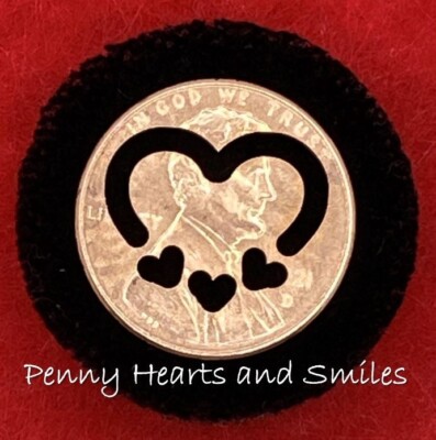 LUCKY PENNY CUT OUT HEART: Charity 100% | eBay