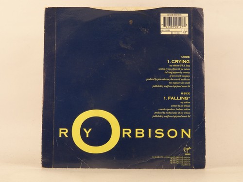 ROY ORBISON FT KD LANG CRYING (97) 2 Track 7" Single Picture Sleeve VIRGIN | eBay