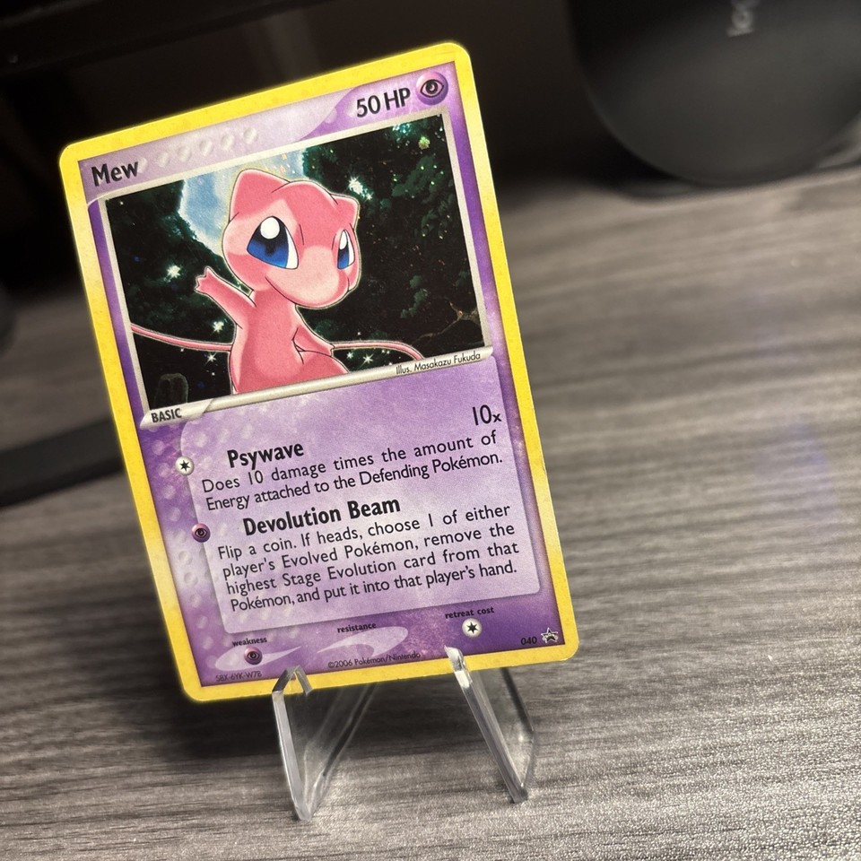 2006 Mew 040 Holo, Nintendo Black Star PROMO pokemon card - LP/NM | eBay