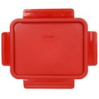 Pyrex 7211R 4-Lock/Freshlock Poppy Red Replacement Lid Cover | eBay