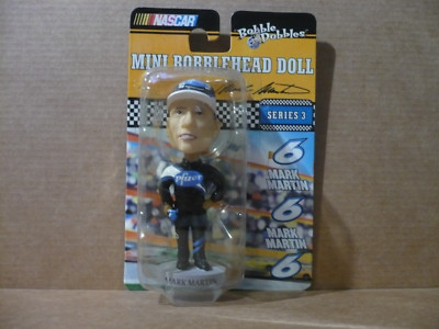 2003 Nascar Mark Martin Bobble Dobbles Series 3 Mini Bobble Head Pfizer ...