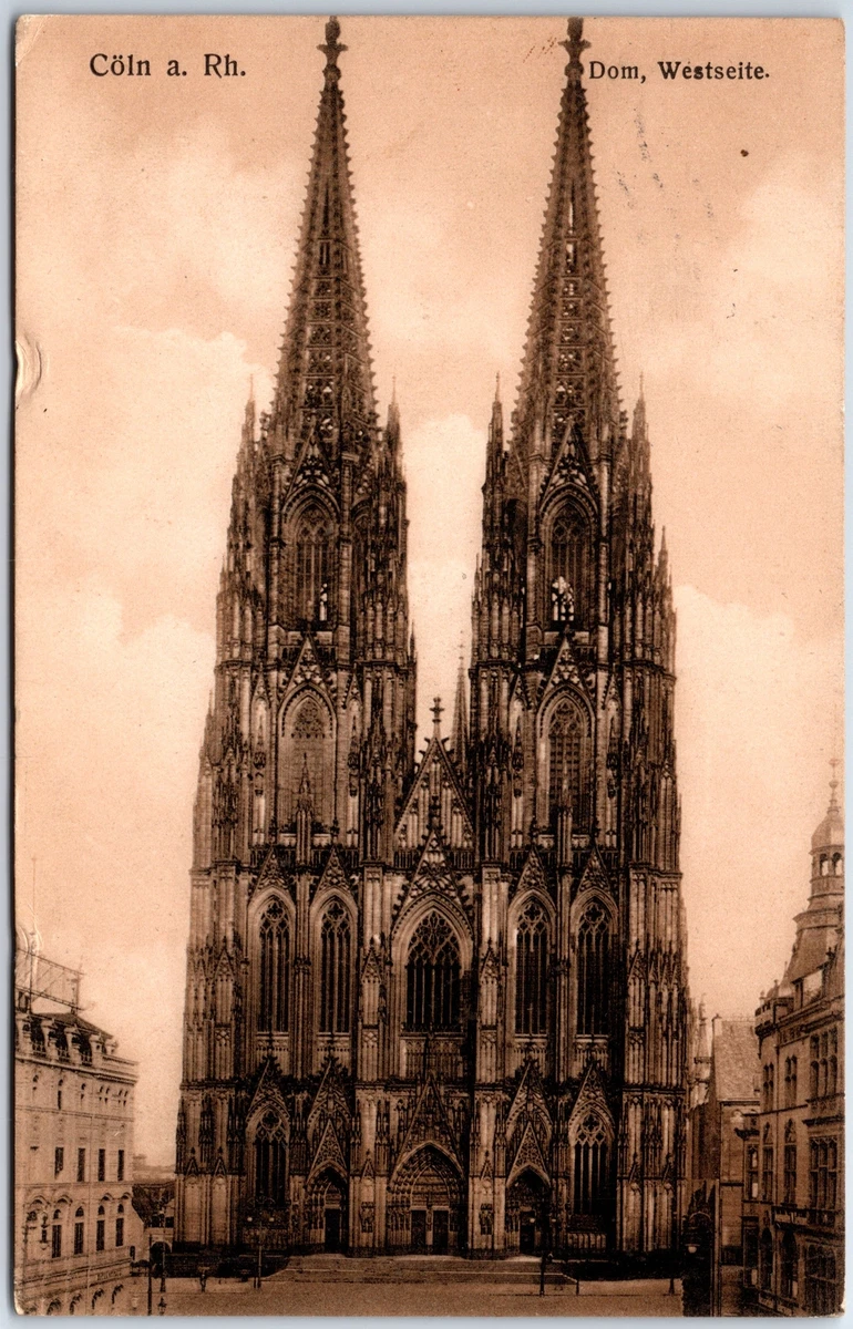 Vintage Postcard Cathedral Of Cologne