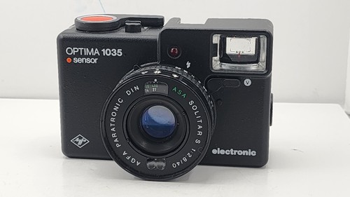 Agfa Optima 1035 Sensor 35mm Film Camera w/ 40mm f/2.8 Solitar S Lens ...
