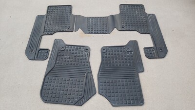 2005 - 2013 LAND ROVER LR3 LR4 RUBBER FLOOR MAT SET BLACK | eBay