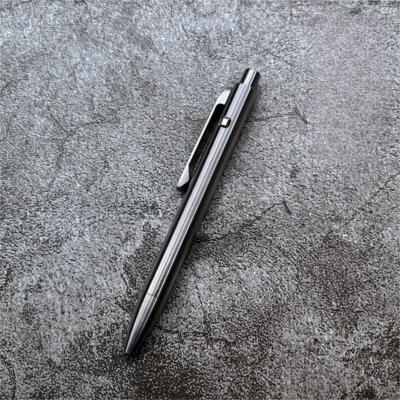 1PC Titanium Ballpoint Pen EDC Pocket Pen Business Office Writing ...