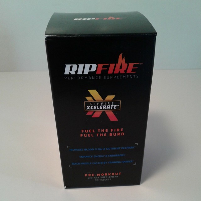Ripfire Xcelerate Pre Workout Supplement Bottles of 90 Tablets for sale ...