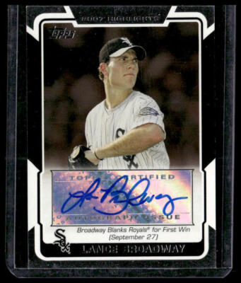 2008 Topps #HA-LB Lance Broadway 2007 Highlights Autographs | eBay