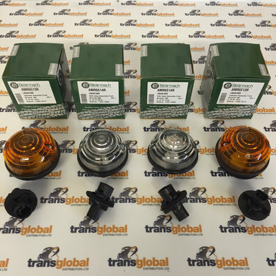 Land Rover Defender 90 110 130 TD5 Front Indicator & Side Light Kit ...