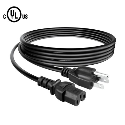 6ft UL AC Power Cord Cable For Dolphin SPX-280BT Woofer ELITE SERIES ...