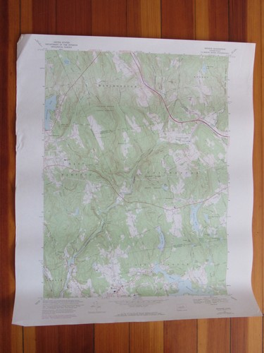 Moodus Connecticut 1973 Original Vintage USGS Topo Map | eBay