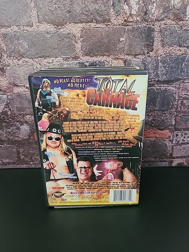 FMW: Total Carnage (DVD, 2001, Uncensored) Gladiators of the New Frontier 645573007829| eBay
