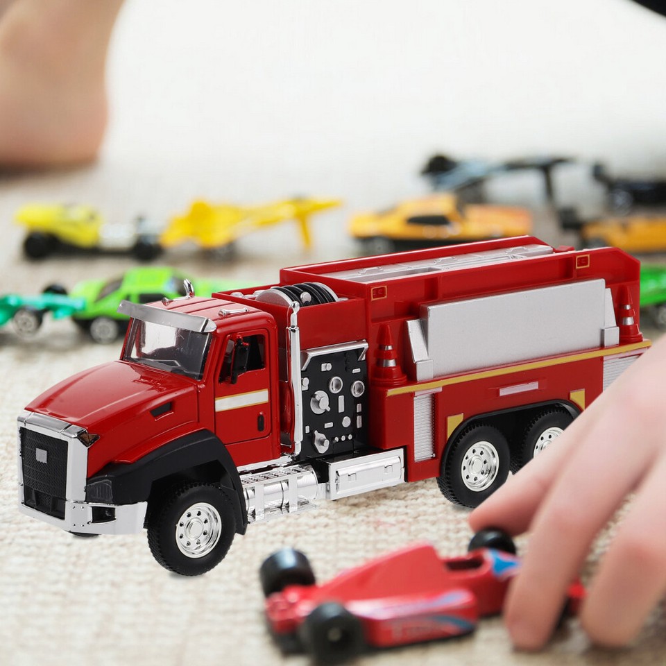 Engineering Vehicle Model Baby Fire Engines Car Toys Cement Mixer | eBay