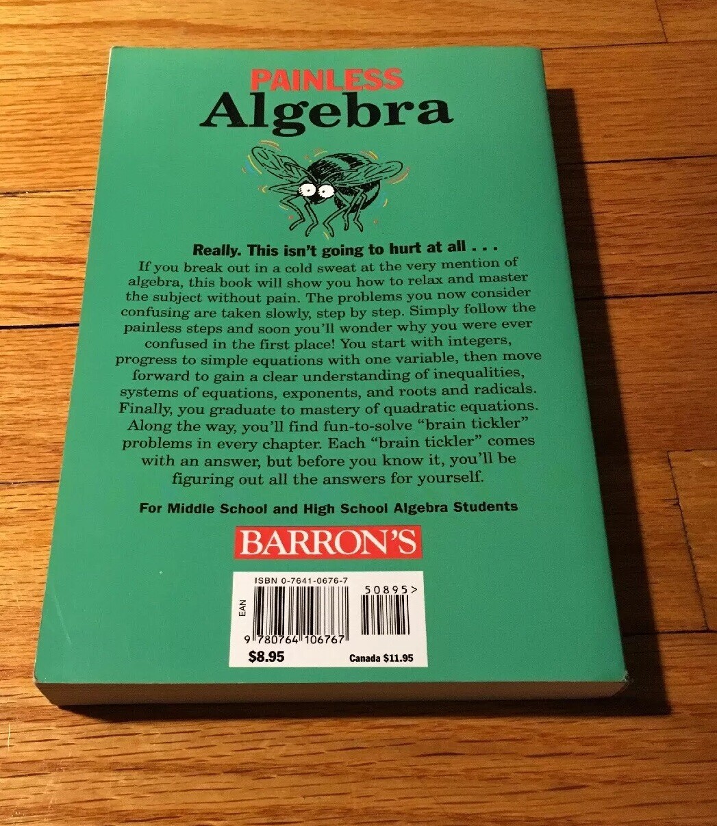 Painless: Painless Algebra by Lynette Long (1998, Paperback ...