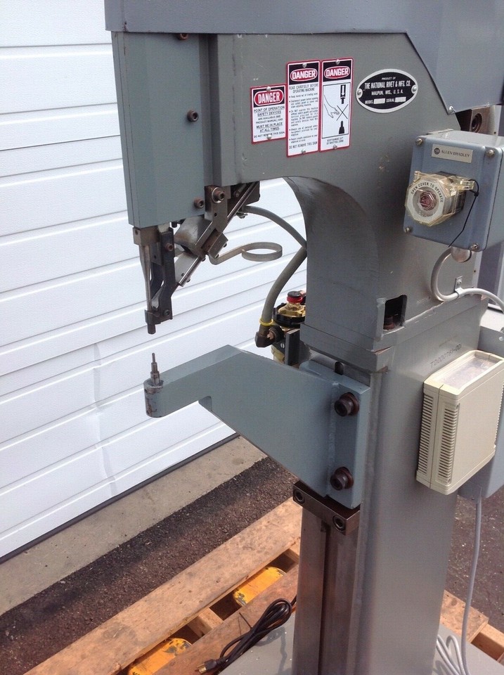 National Rivet Model 1500F Pneumatic Single Rivet Machine | Heavy-Duty ...