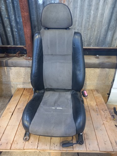 MG MGF MGTF DRIVER OFF RIGHT SIDE ALCANTARA & LEATHER SEAT - TRIM CODE ...